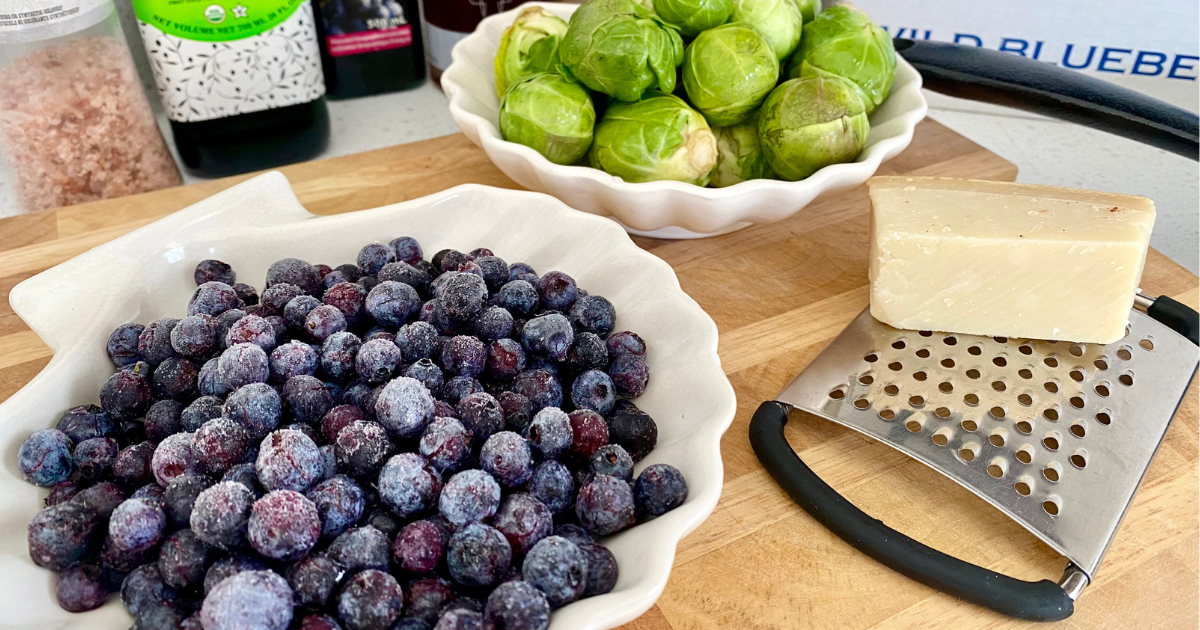 New Brunswick Wild Blueberry Glazed Brussels Sprouts - East Coast Mermaid